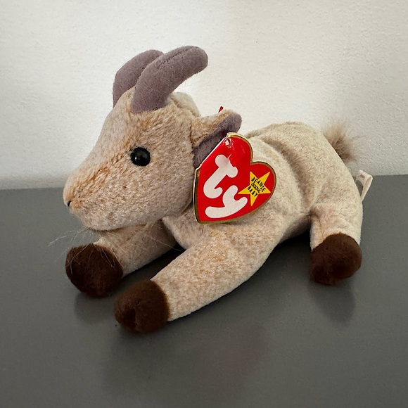 Ty | Toys | Vintage Goatee The Mountain Goat Ty Beanie Baby 998 Retired ...